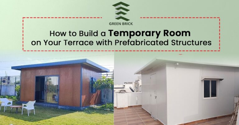 How to Build a Temporary Room on Your Terrace with Prefabricated Structures